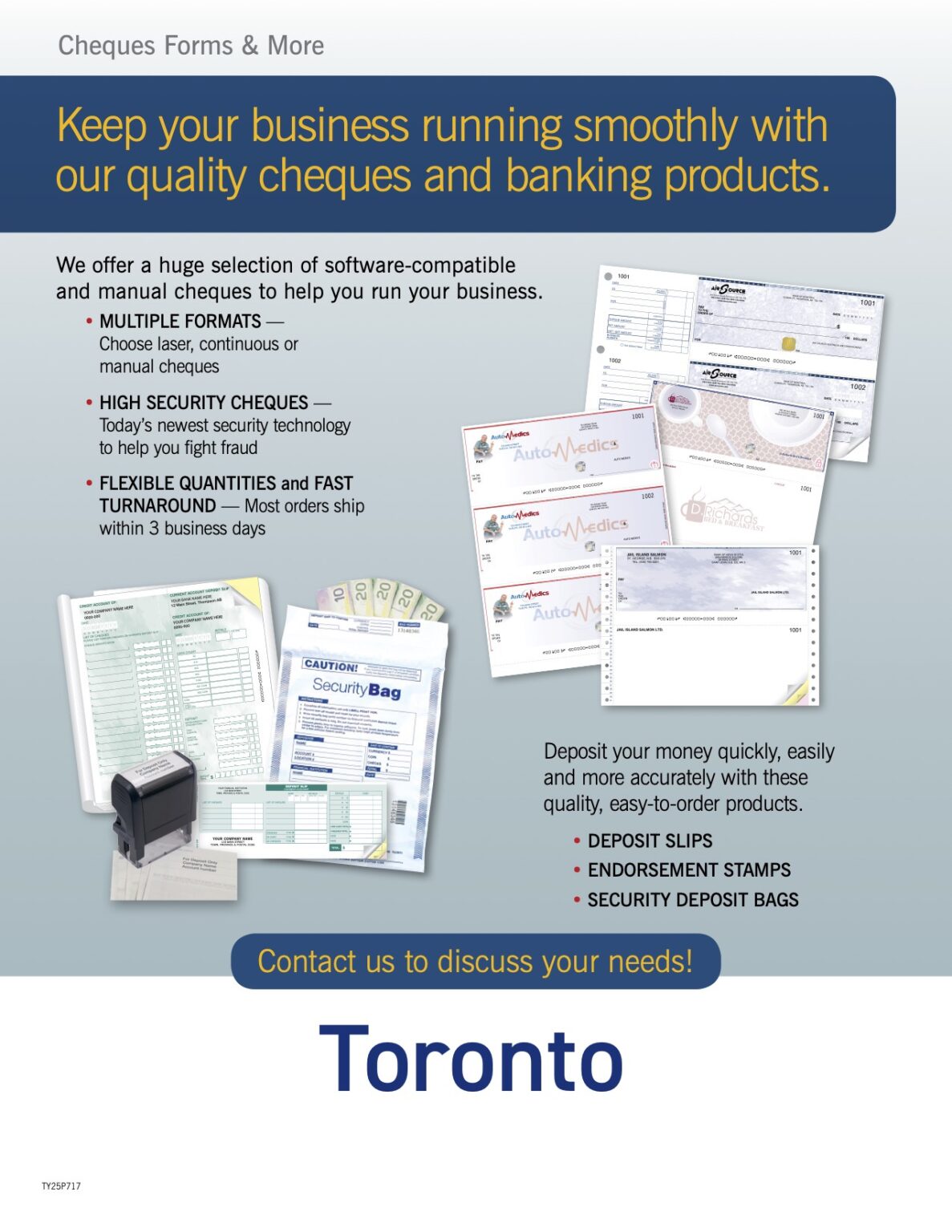 Business Cheques Printing in Toronto – PM Media Marketing Agency