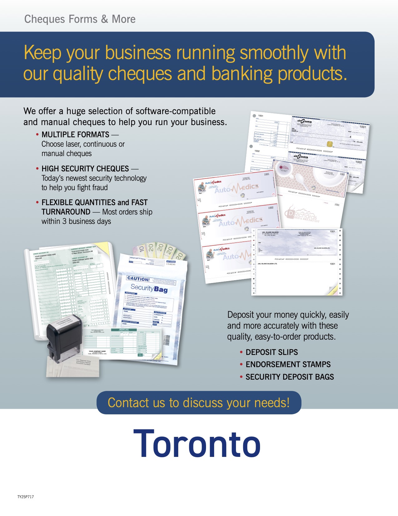 Business Cheques Printing in Toronto – PM Media Marketing Agency